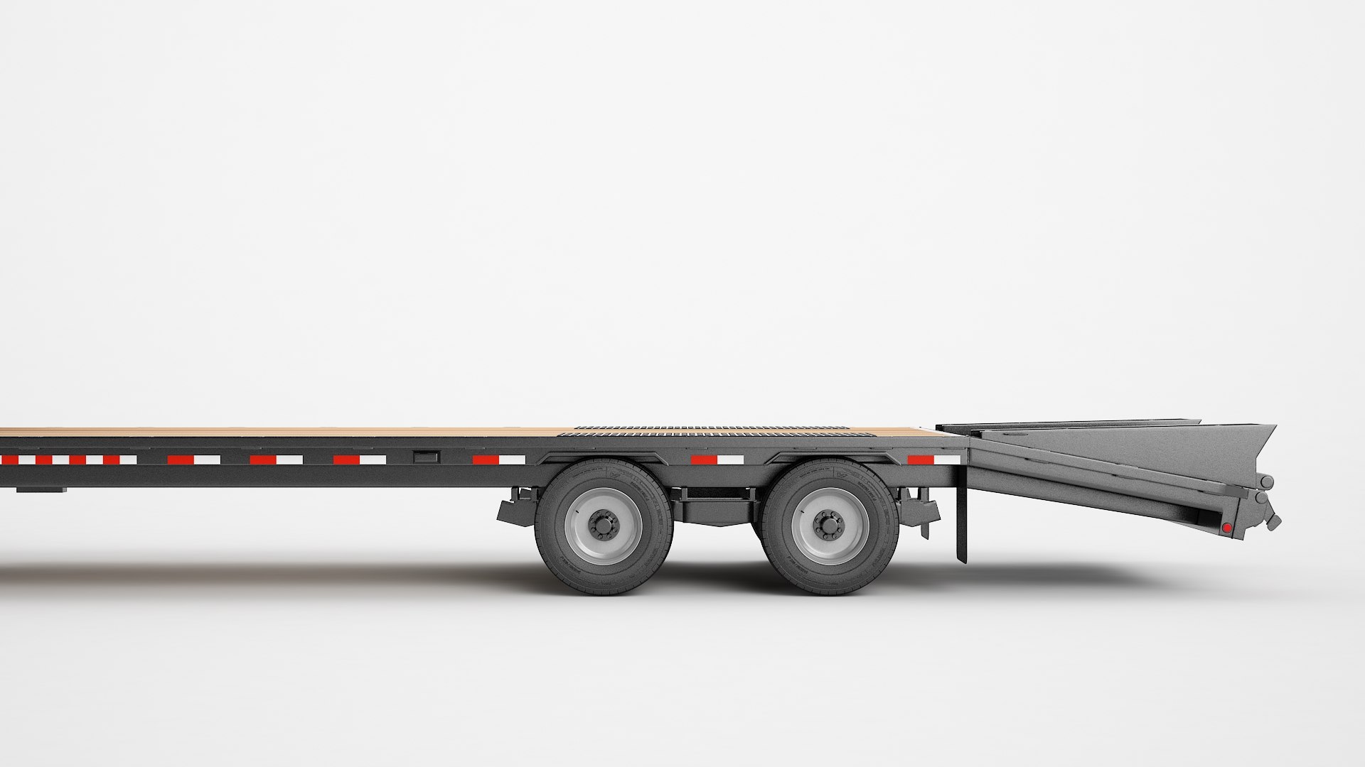 3D model Dodge Ram 3500 HD 2021 Gooseneck Trailer 03 - TurboSquid 2102679