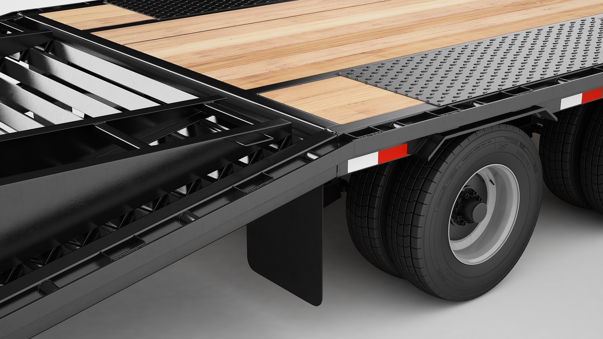 3D model Dodge Ram 3500 HD 2021 Gooseneck Trailer 03 - TurboSquid 2102679