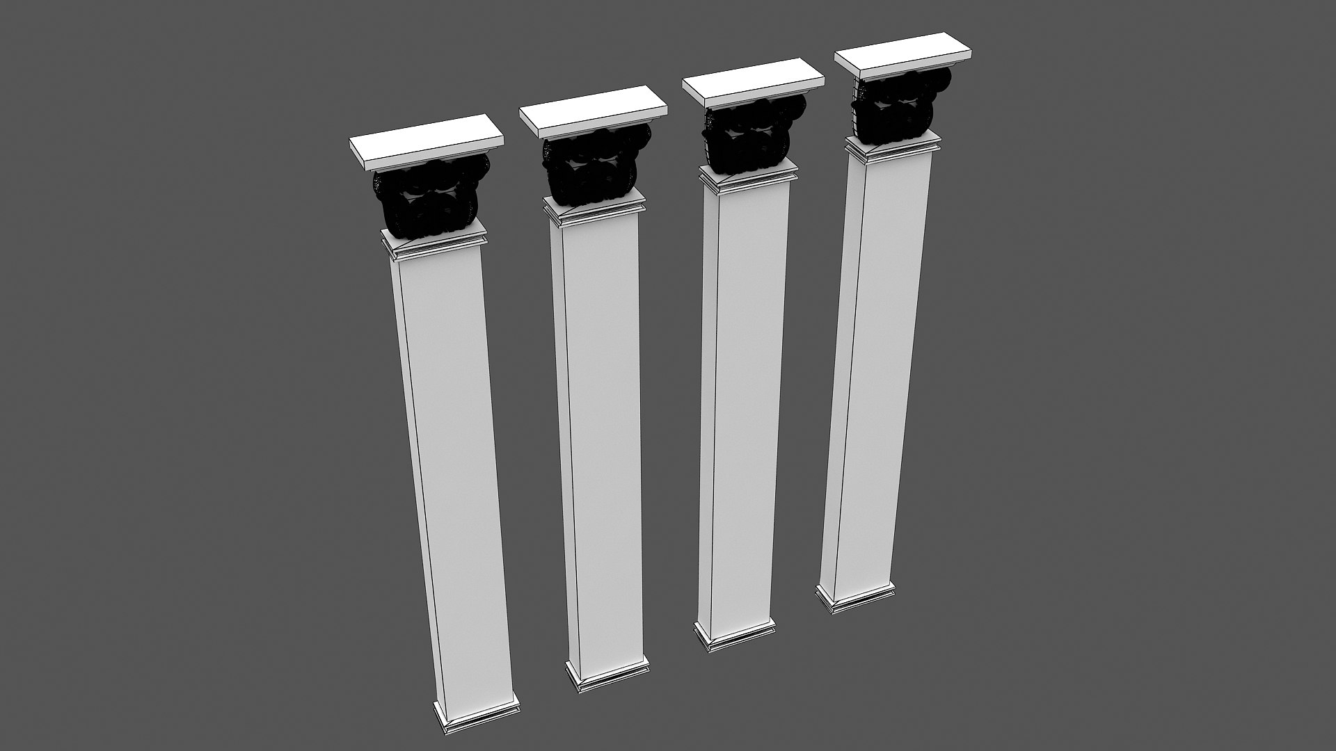 3ds Max Corinthian Column 04 Model - TurboSquid 1837404