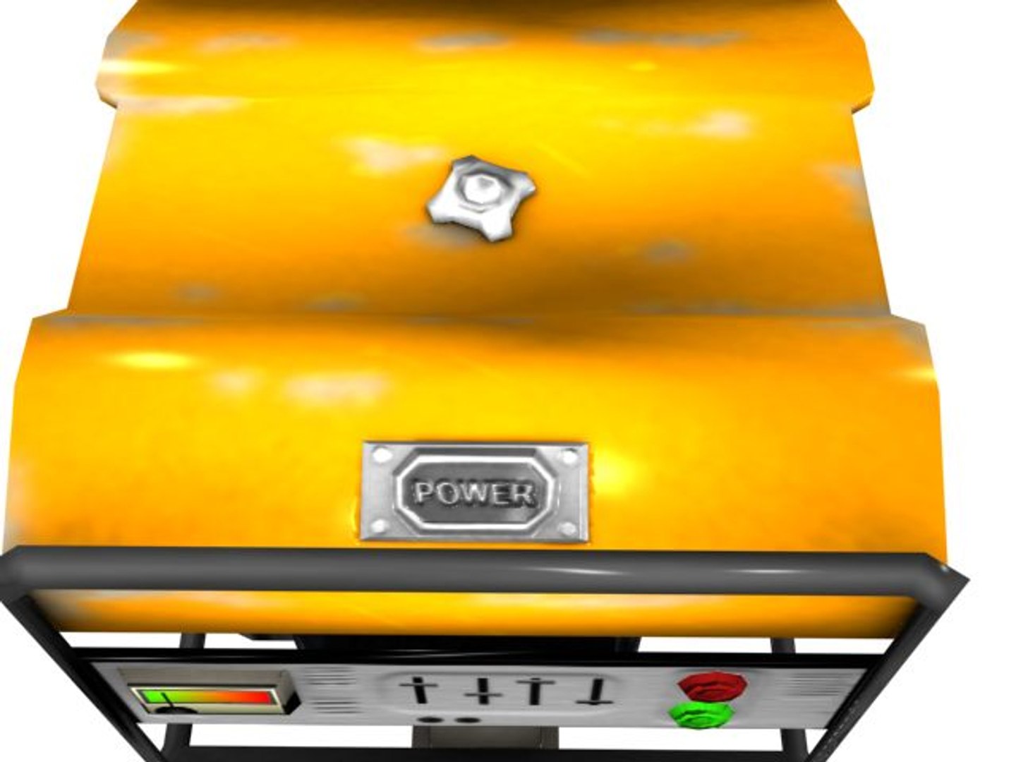 3d Portable Power Generator Model