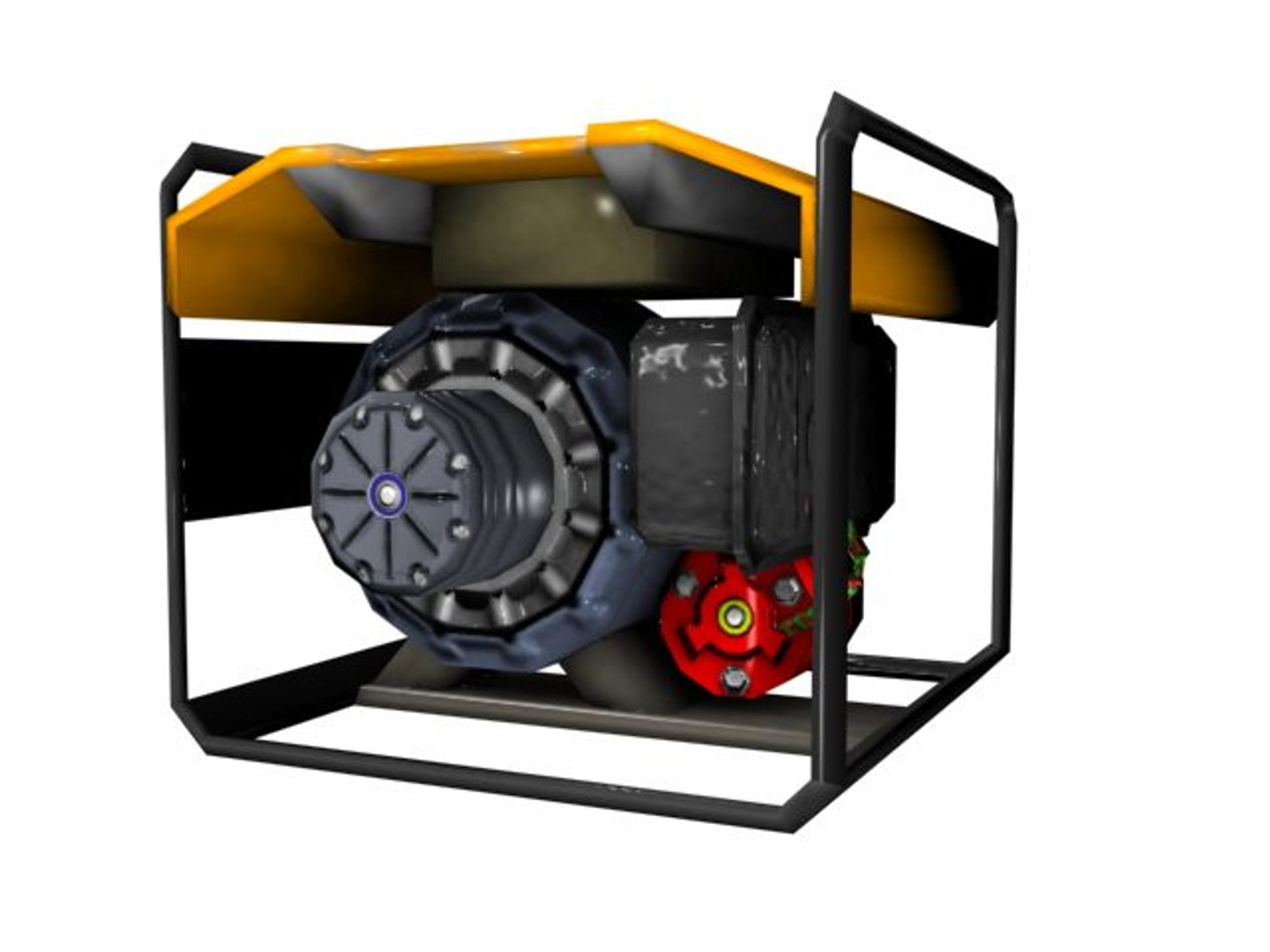 3d Portable Power Generator Model