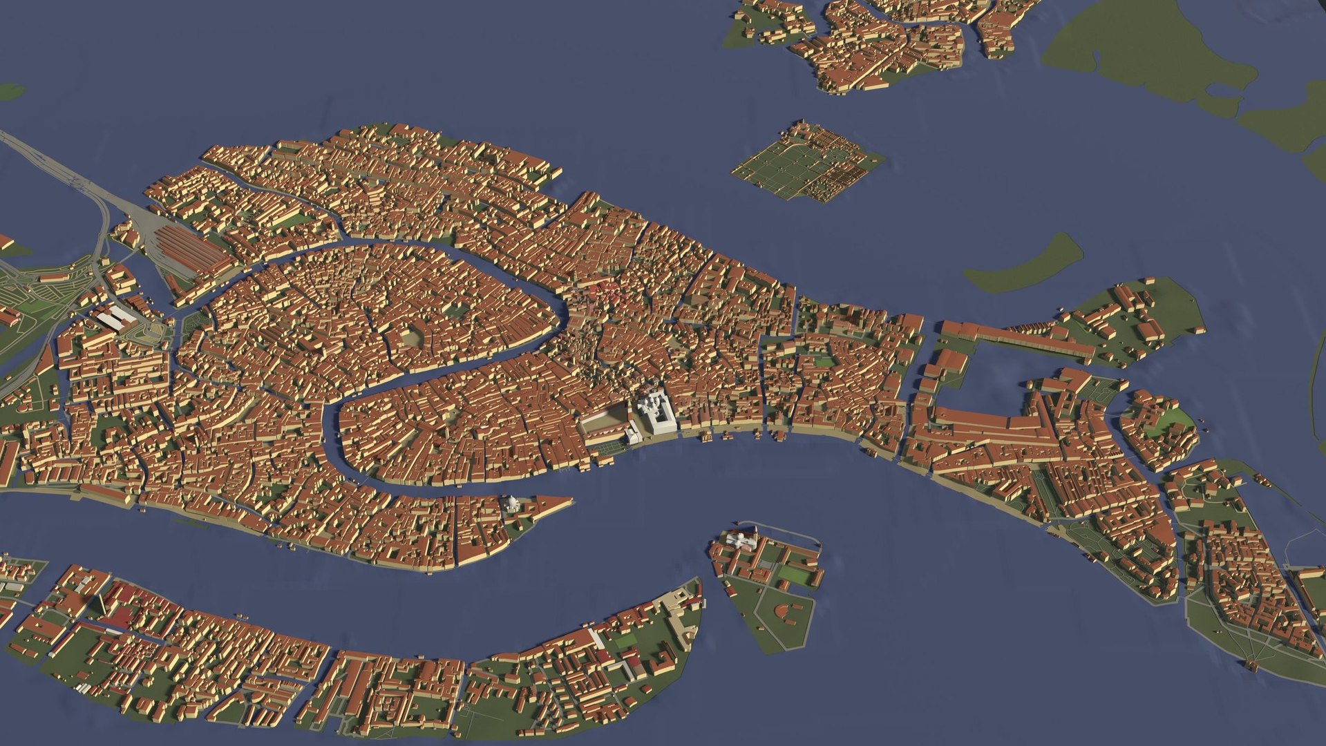 3D Model Venice Italy - City And Urban - TurboSquid 2212939
