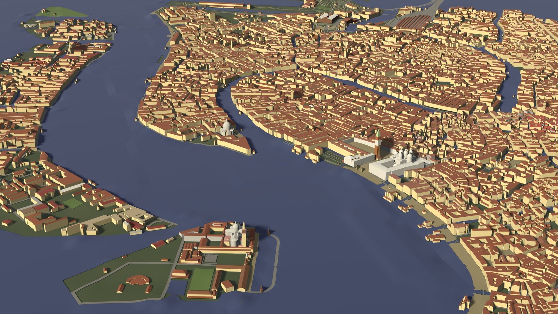 3D Model Venice Italy - City And Urban - TurboSquid 2212939