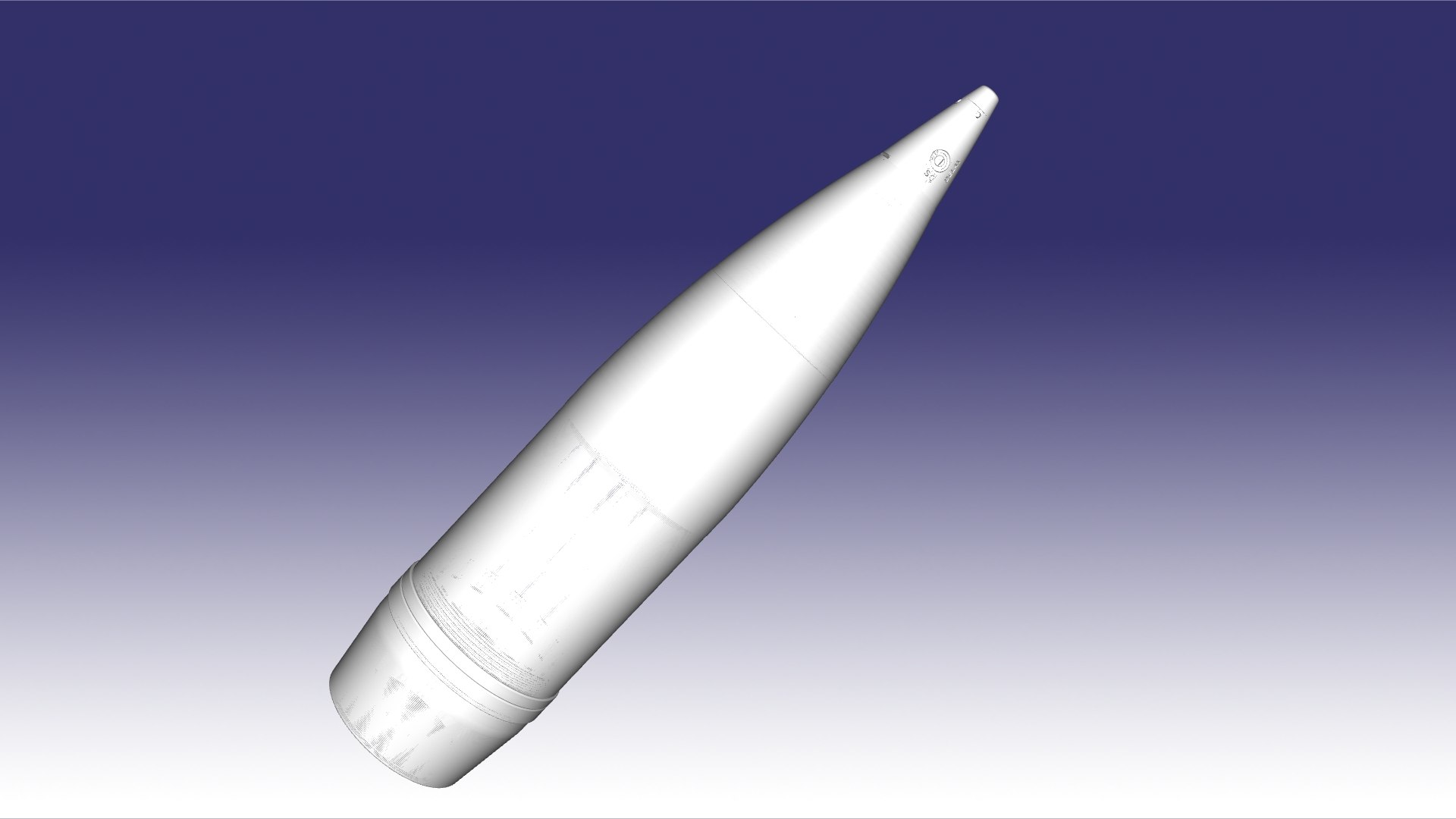 155mm Artillery Shell 3D Model - TurboSquid 2380206