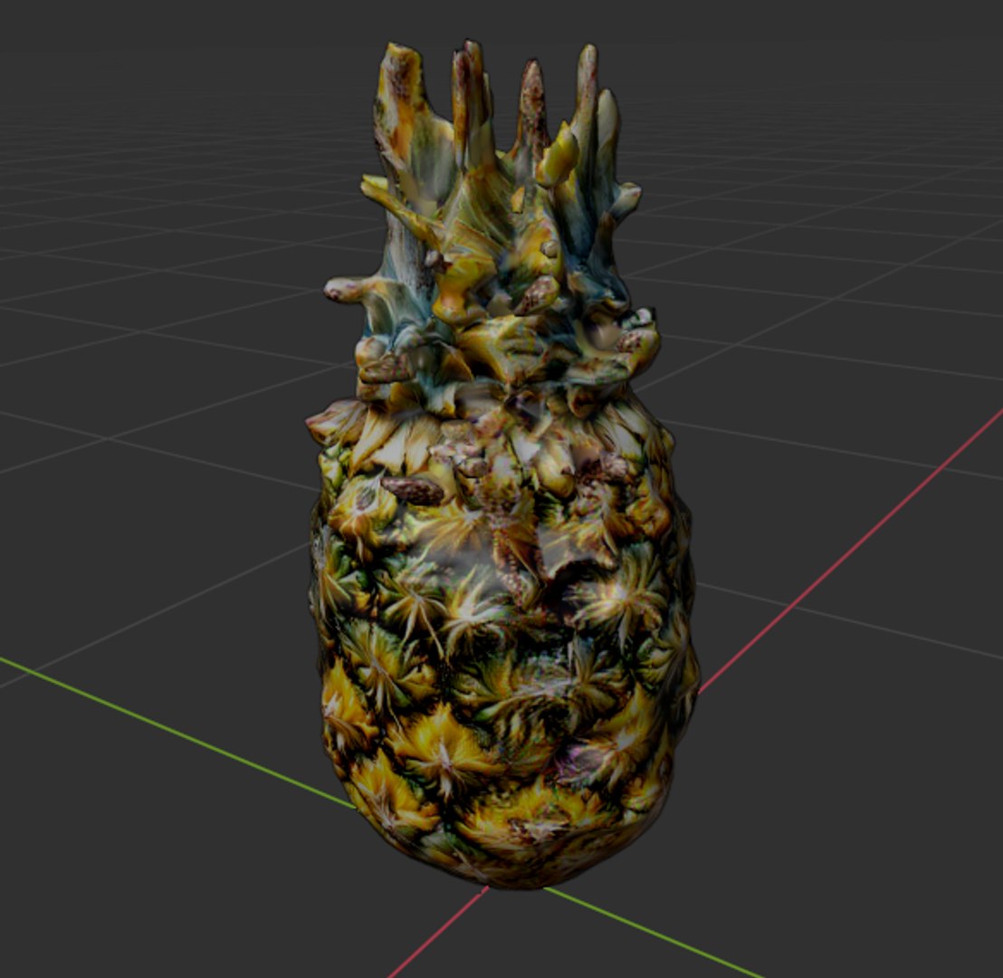 3D Model Pineapple Ananas Comosus - TurboSquid 2138187