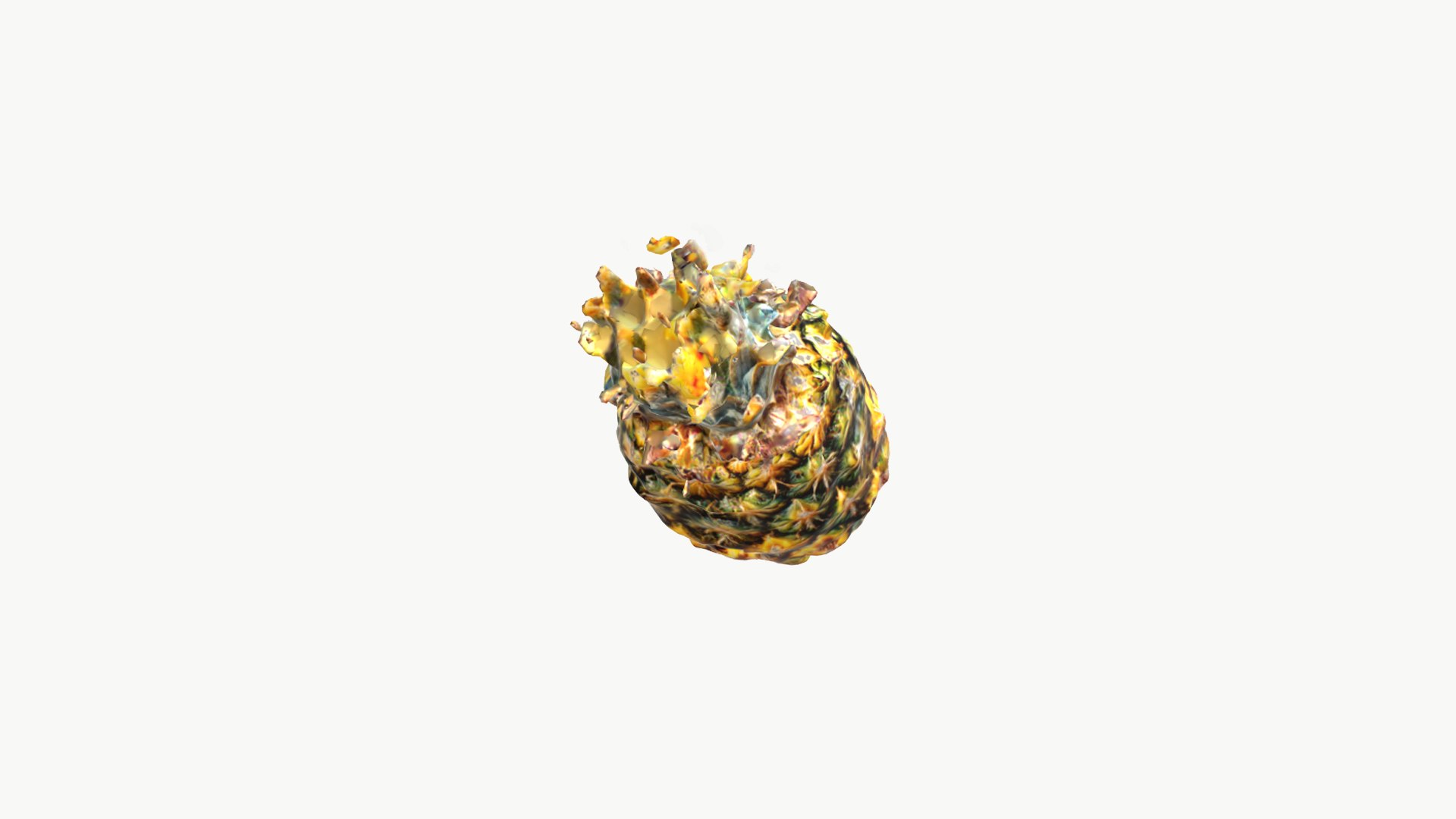3D Model Pineapple Ananas Comosus - TurboSquid 2138187