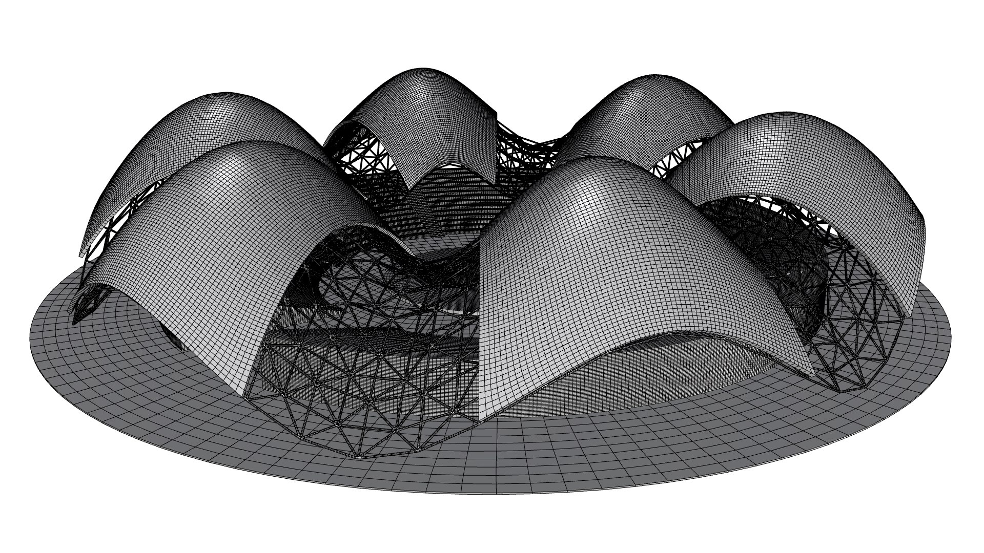 Outdoor Amphitheatre Stage 04 Model - TurboSquid 2370375