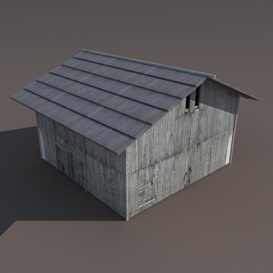old barn 3d 3ds