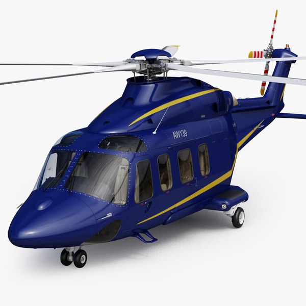 AgustaWestland AW139 다크 블루 3D 모델 - TurboSquid 1475569