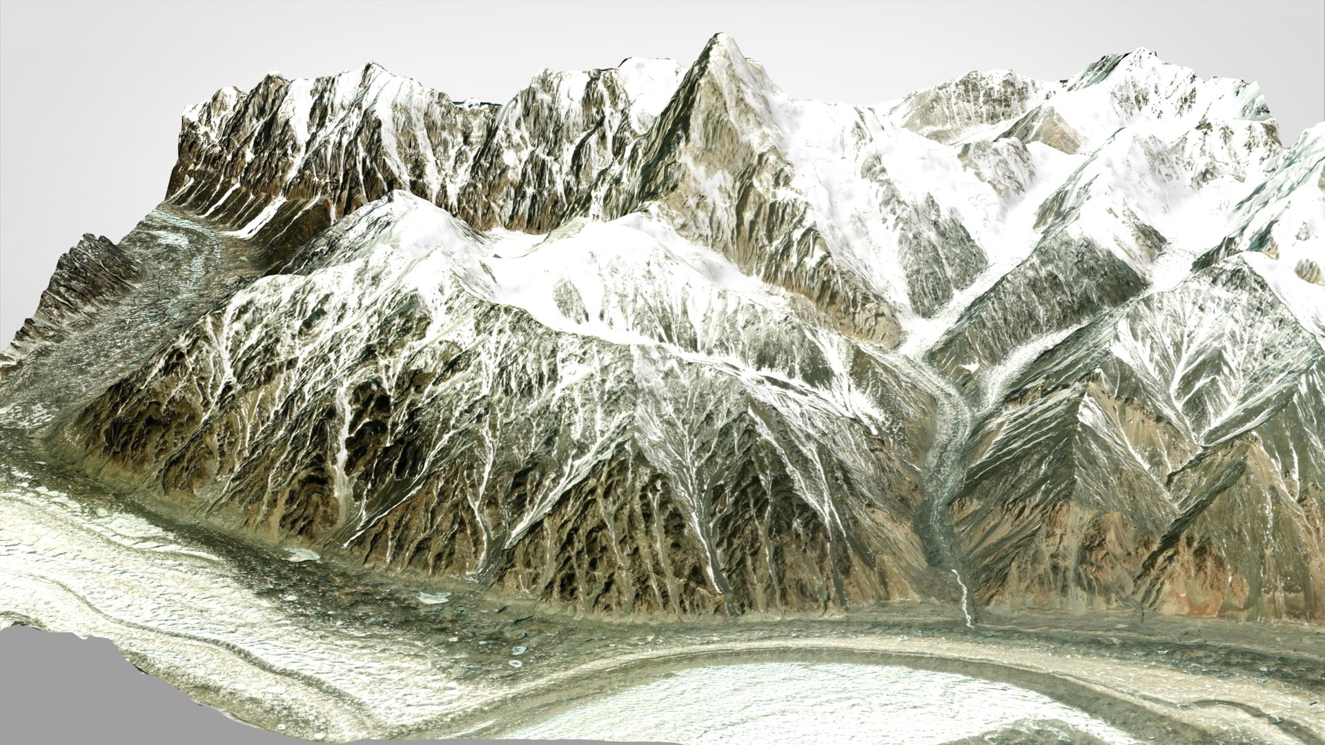 Mountain Landscape Crown Peak China 3D Model - TurboSquid 2352954