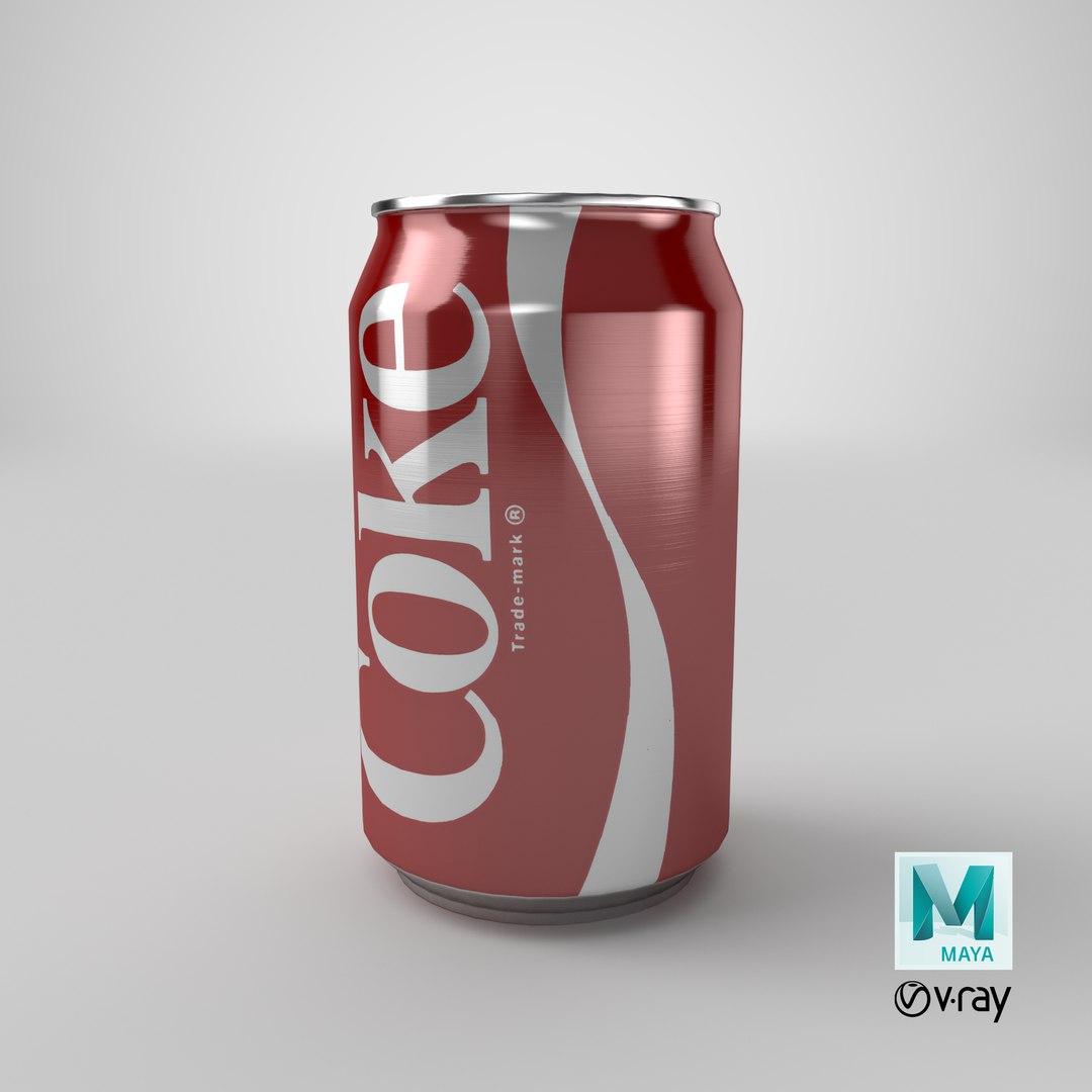 3D Beverage Can 330 Ml Coca Cola Coke Model - TurboSquid 1960527