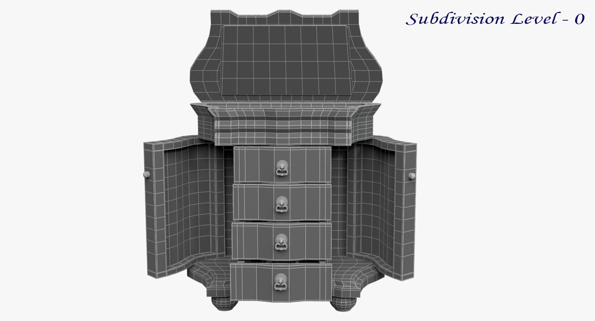 3D Model Jewelry Box - TurboSquid 1412162