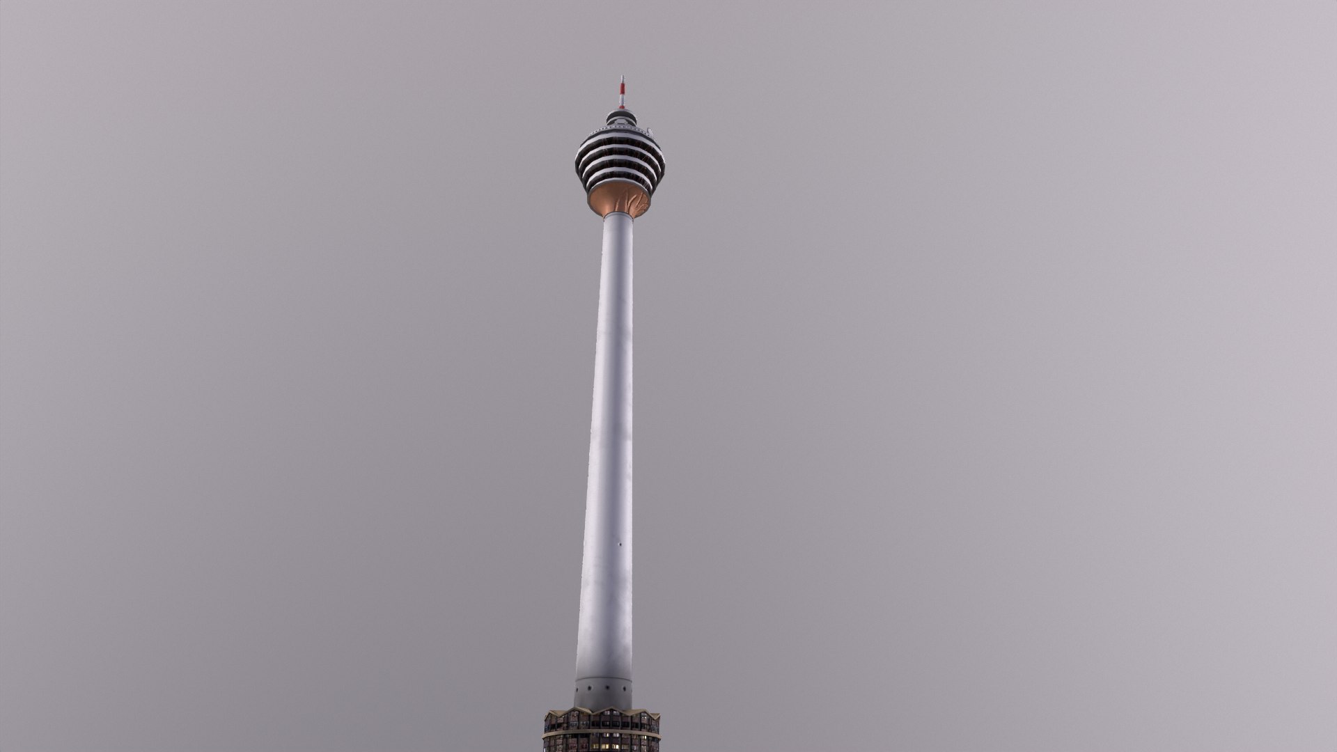 3D Malaysia Kuala Lumpur Tower - TurboSquid 1854613
