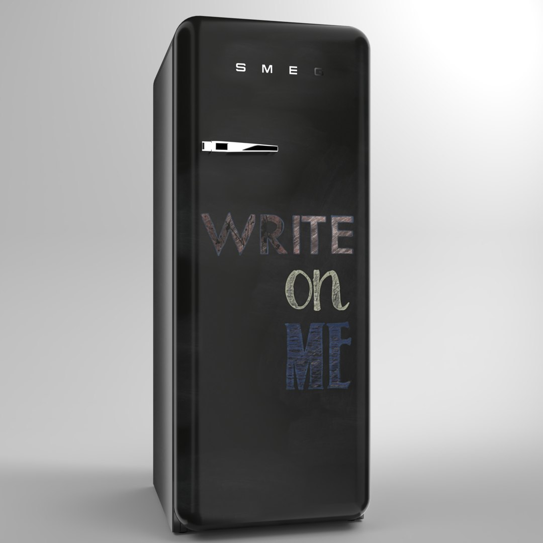 3D blender smeg fridge fab28 - TurboSquid 1482070