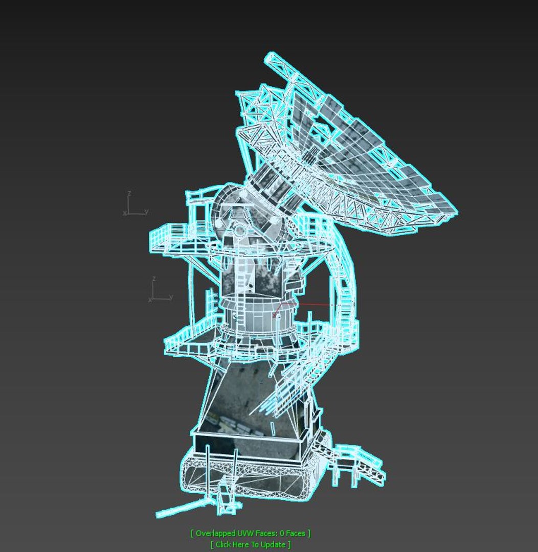 Broken Radar Station-Satellite Dish 3D - TurboSquid 1835655