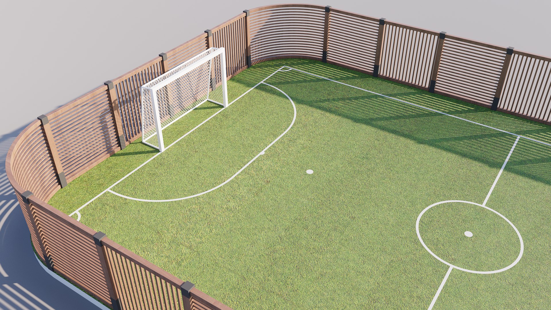 Mini Football Playground 3D model - TurboSquid 2086269