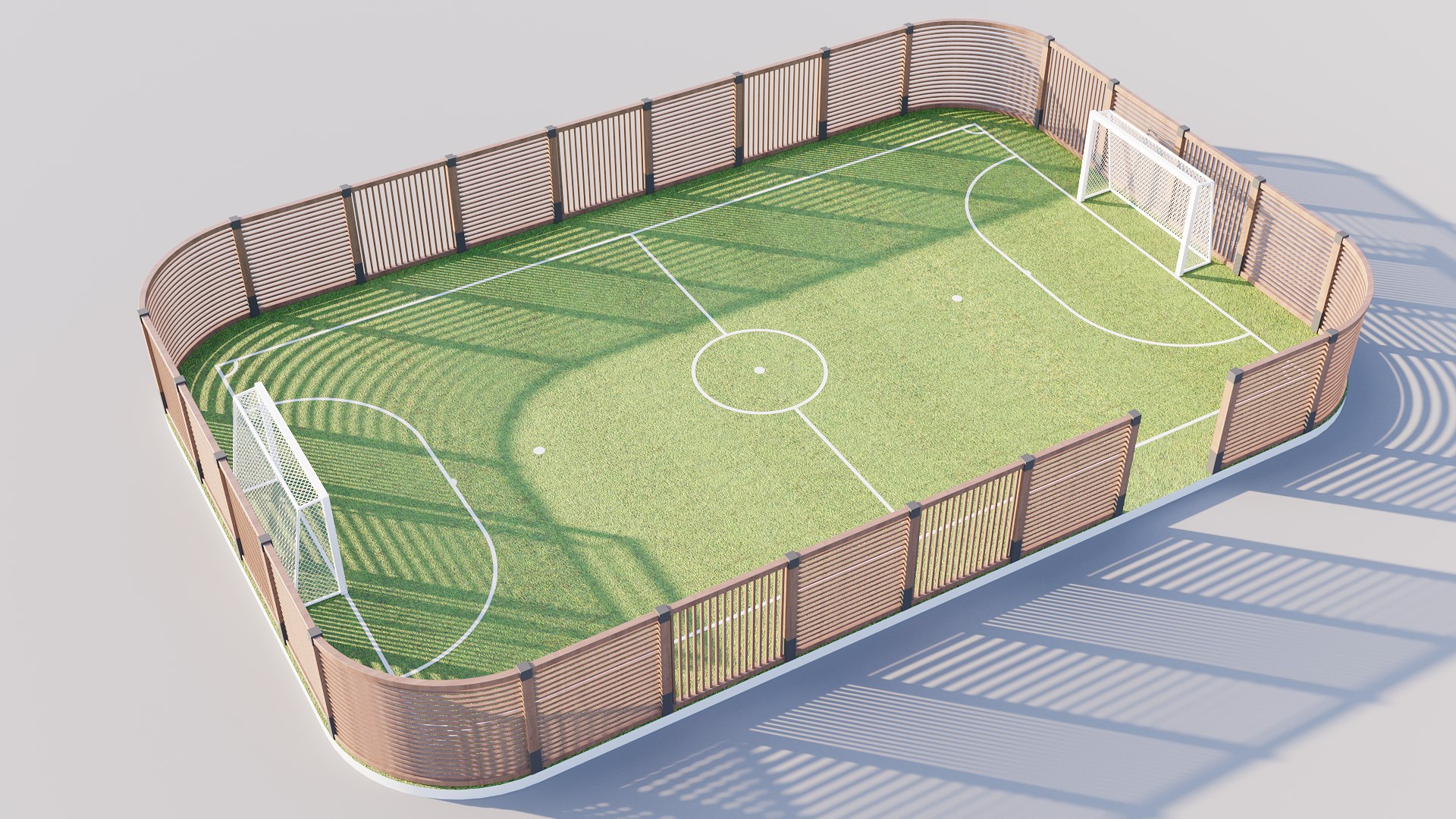 Mini Football Playground 3D model - TurboSquid 2086269