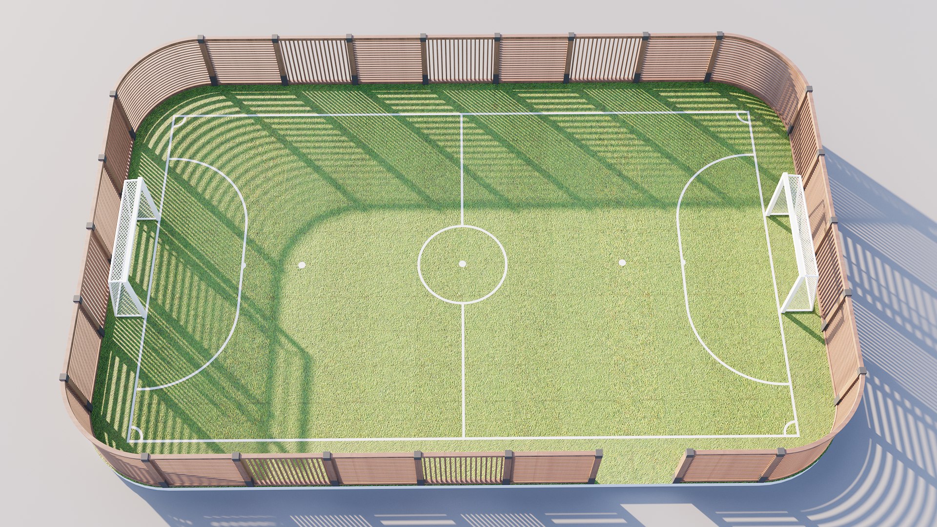 Mini Football Playground 3D model - TurboSquid 2086269
