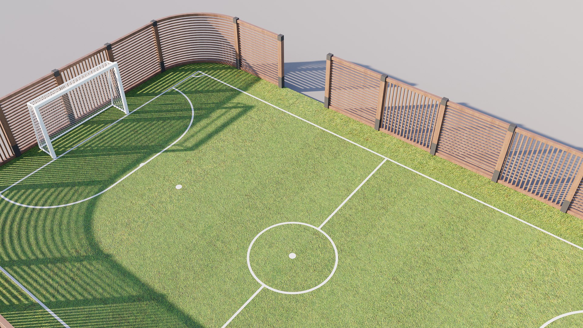 Mini Football Playground 3D model - TurboSquid 2086269