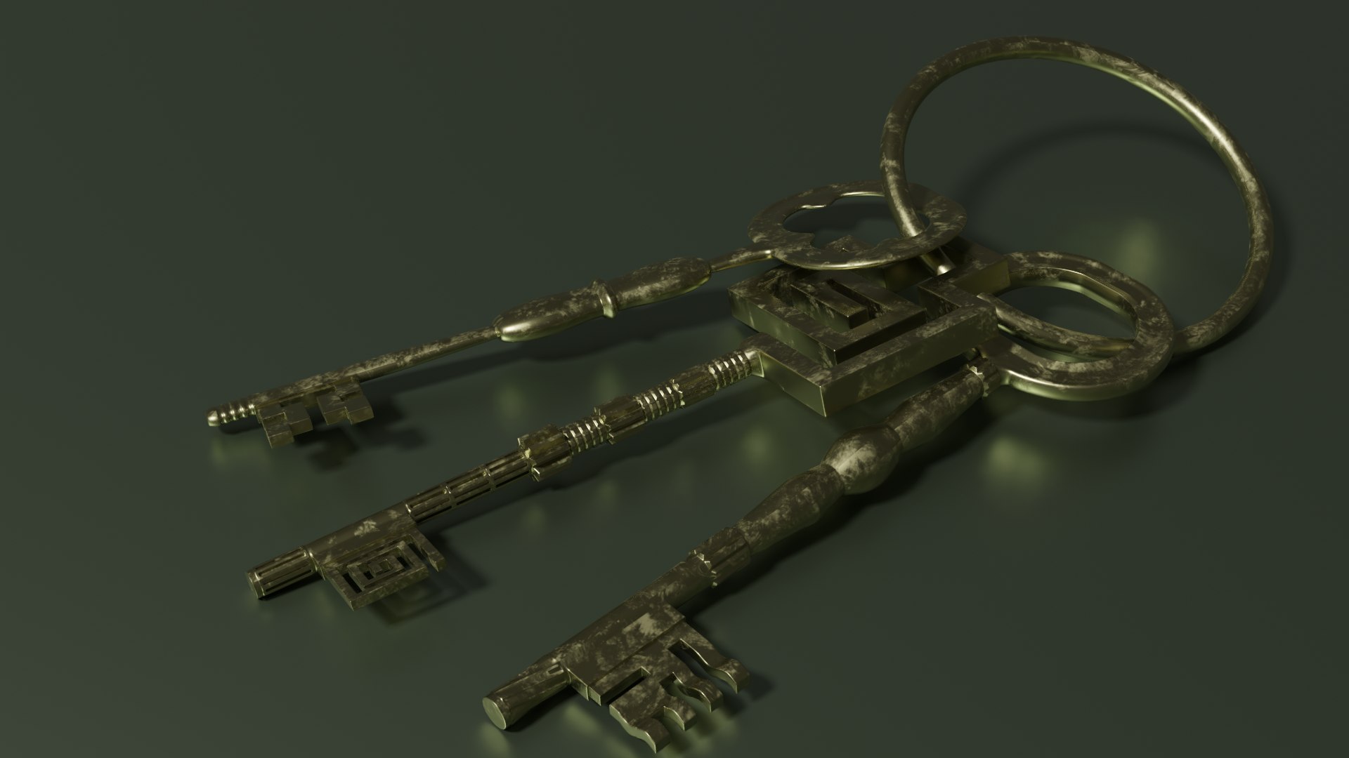 Skeleton Keys Model - TurboSquid 1780655
