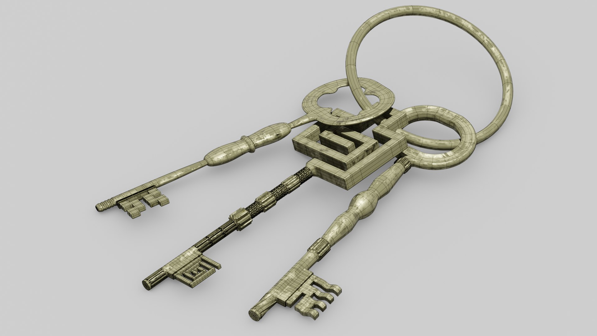 Skeleton Keys Model - TurboSquid 1780655