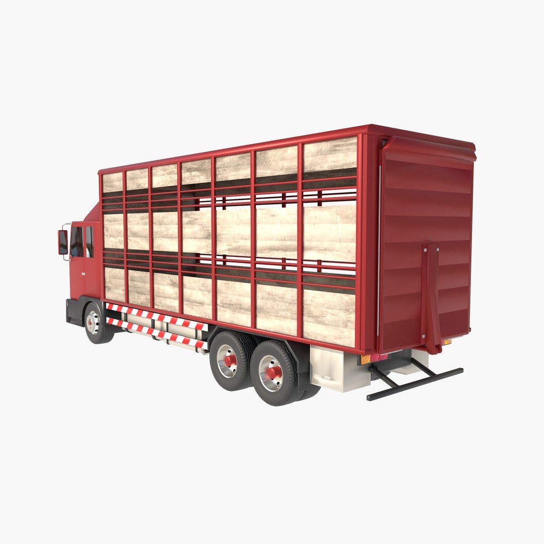 3D Cattle Truck - TurboSquid 1986097