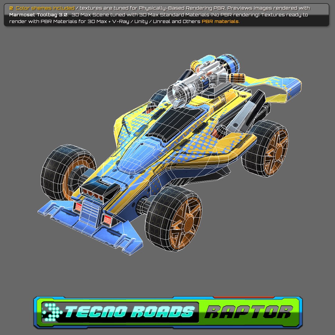 Tecno Car 3D Model - TurboSquid 1276106