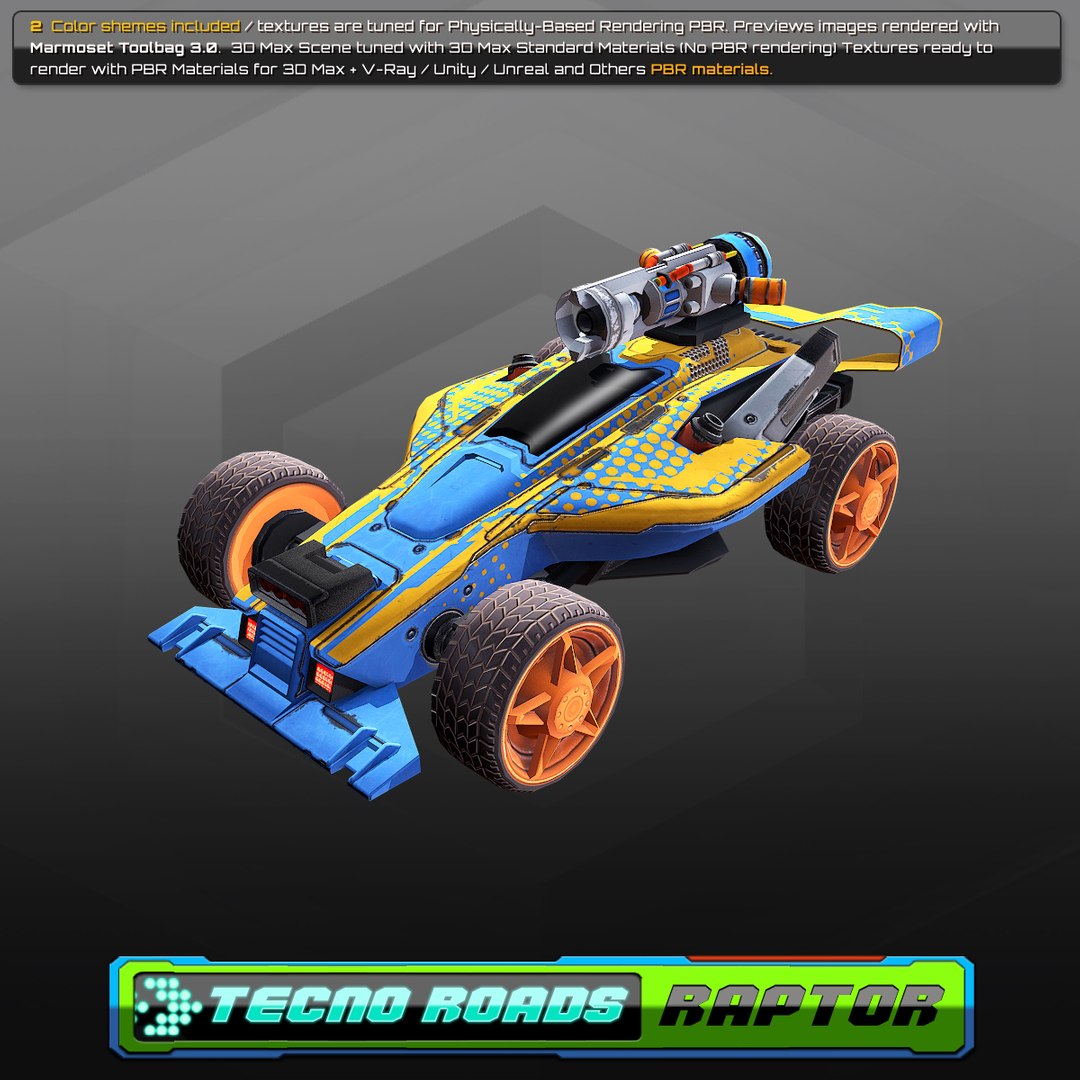 Tecno Car 3D Model - TurboSquid 1276106