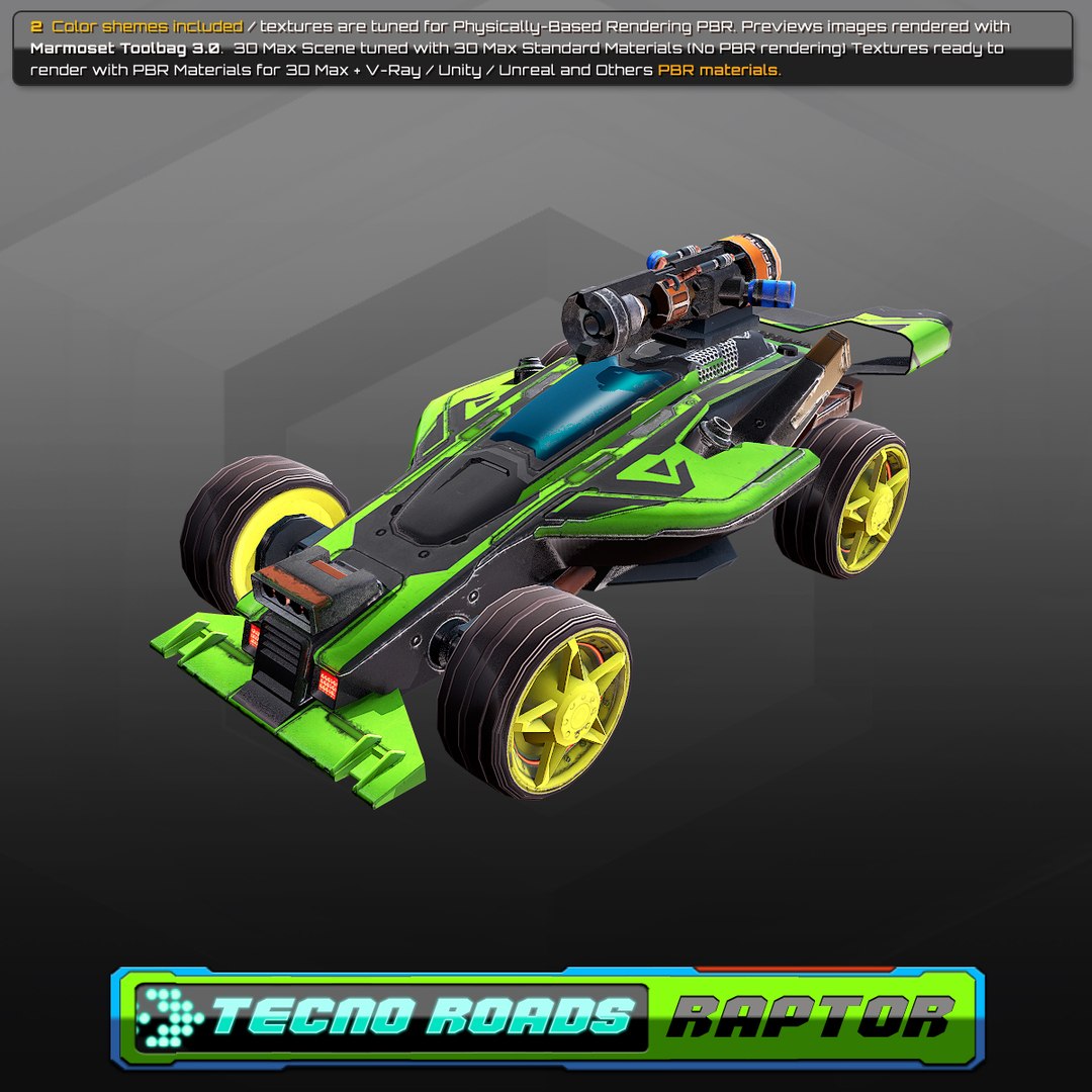 Tecno Car 3D Model - TurboSquid 1276106