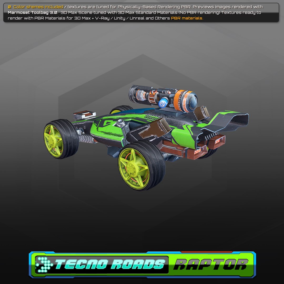 Tecno Car 3D Model - TurboSquid 1276106