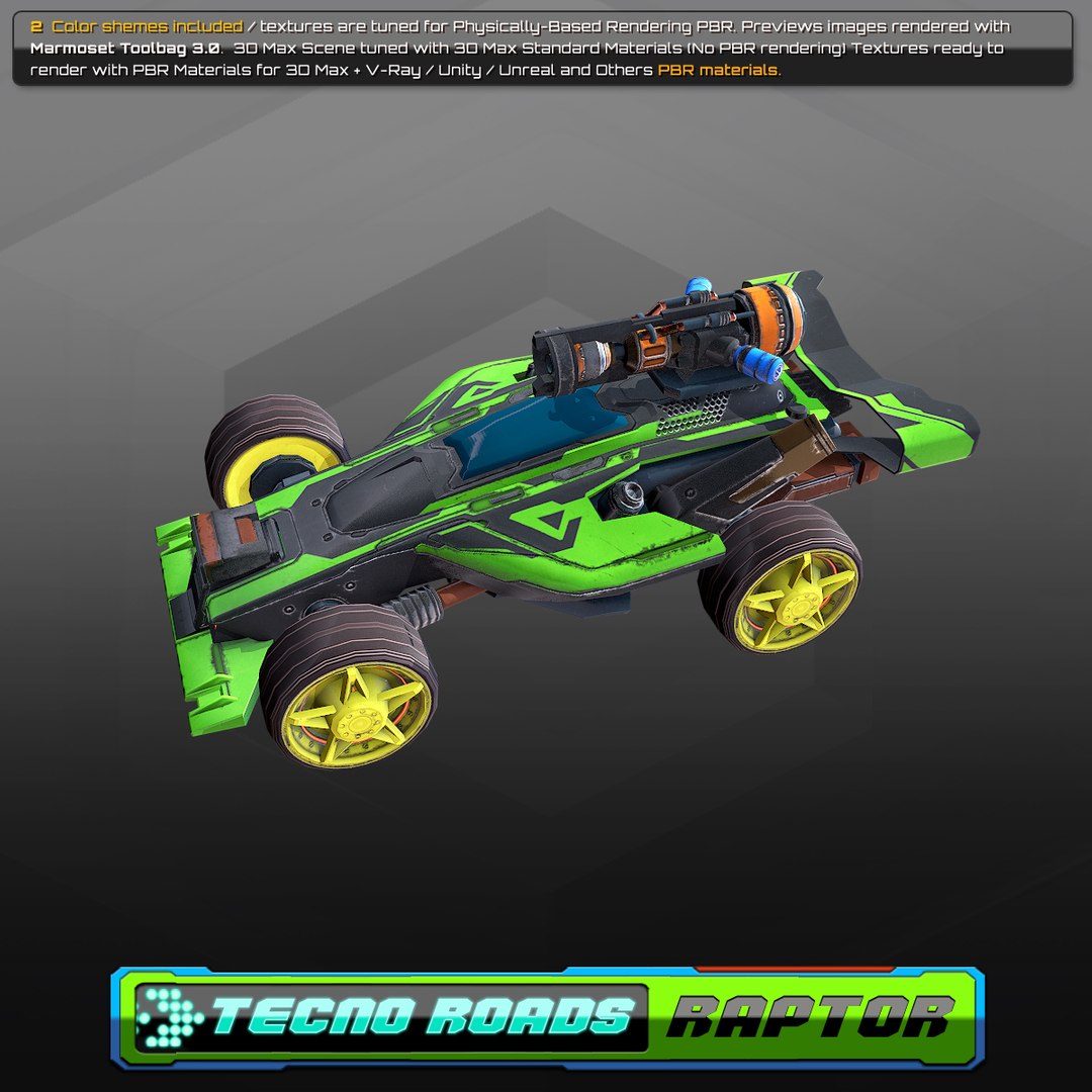 Tecno Car 3D Model - TurboSquid 1276106