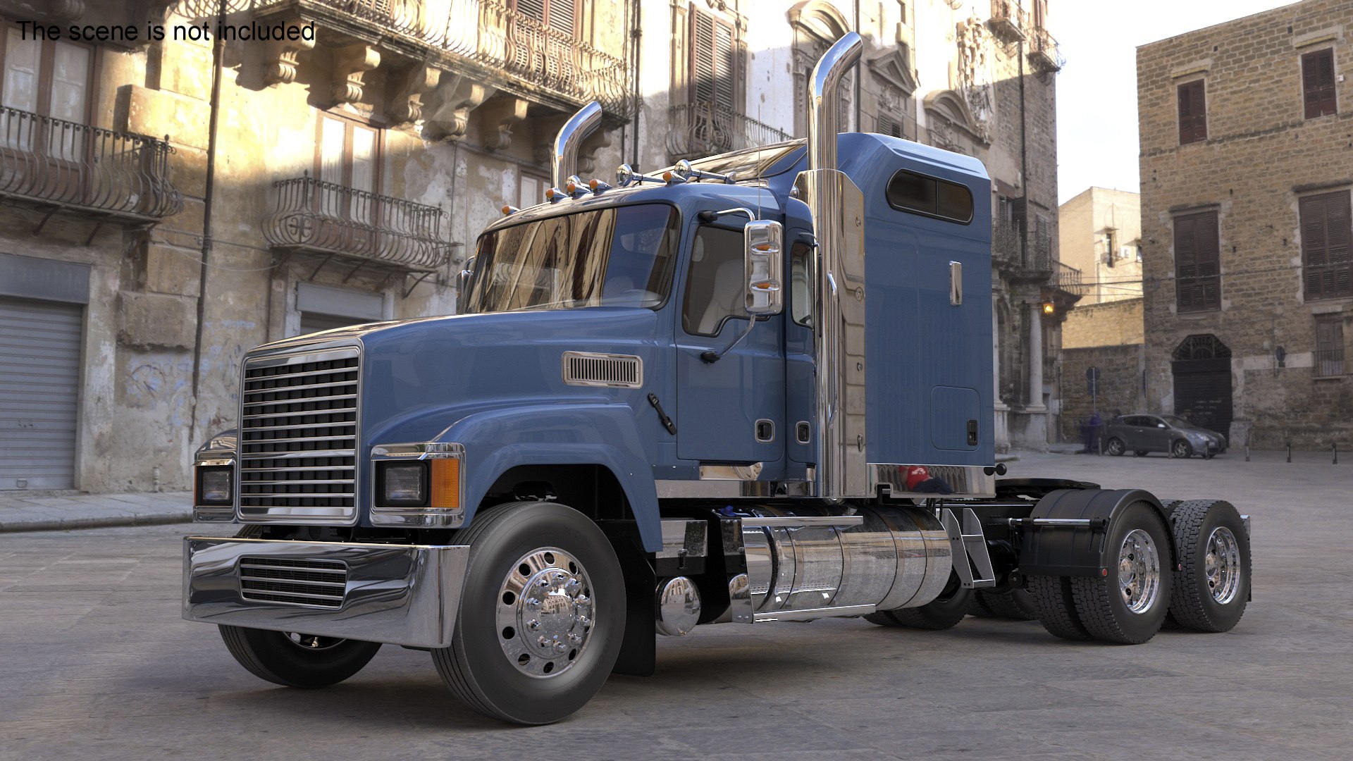 3D Freight Truck Simple Interior - TurboSquid 2295560