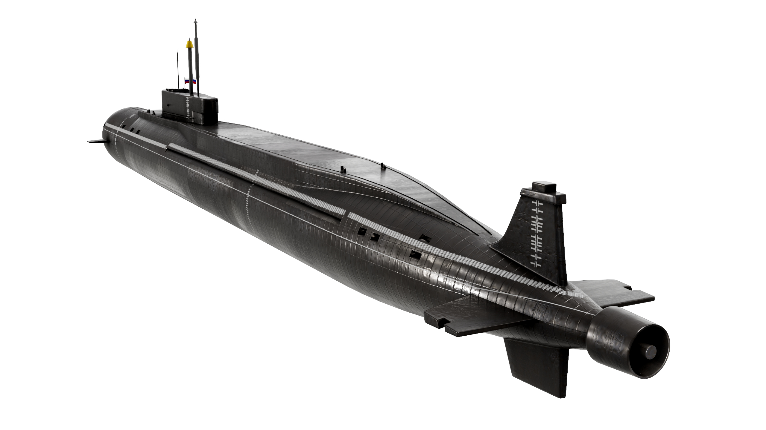 Knyaz vladimir borei-class submarine 3D - TurboSquid 1692615