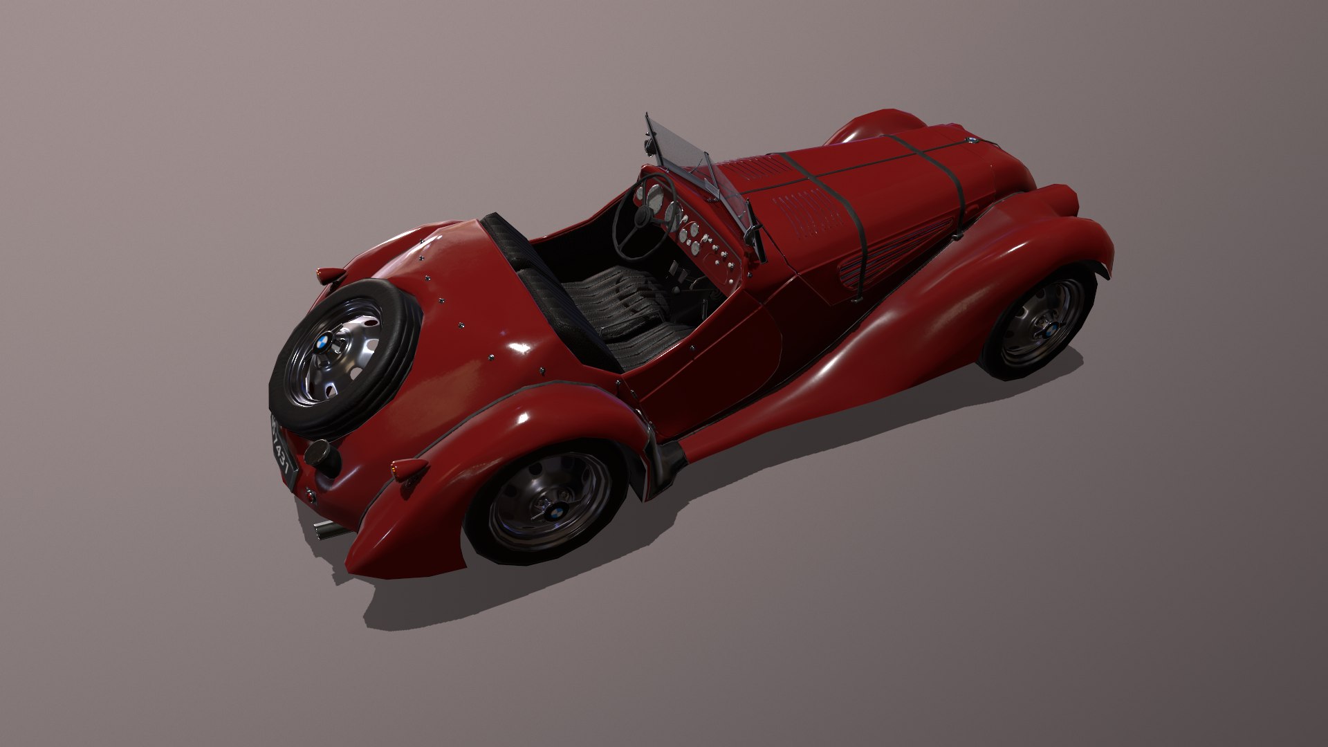 3D Vintage Car 3D Model - TurboSquid 1901008