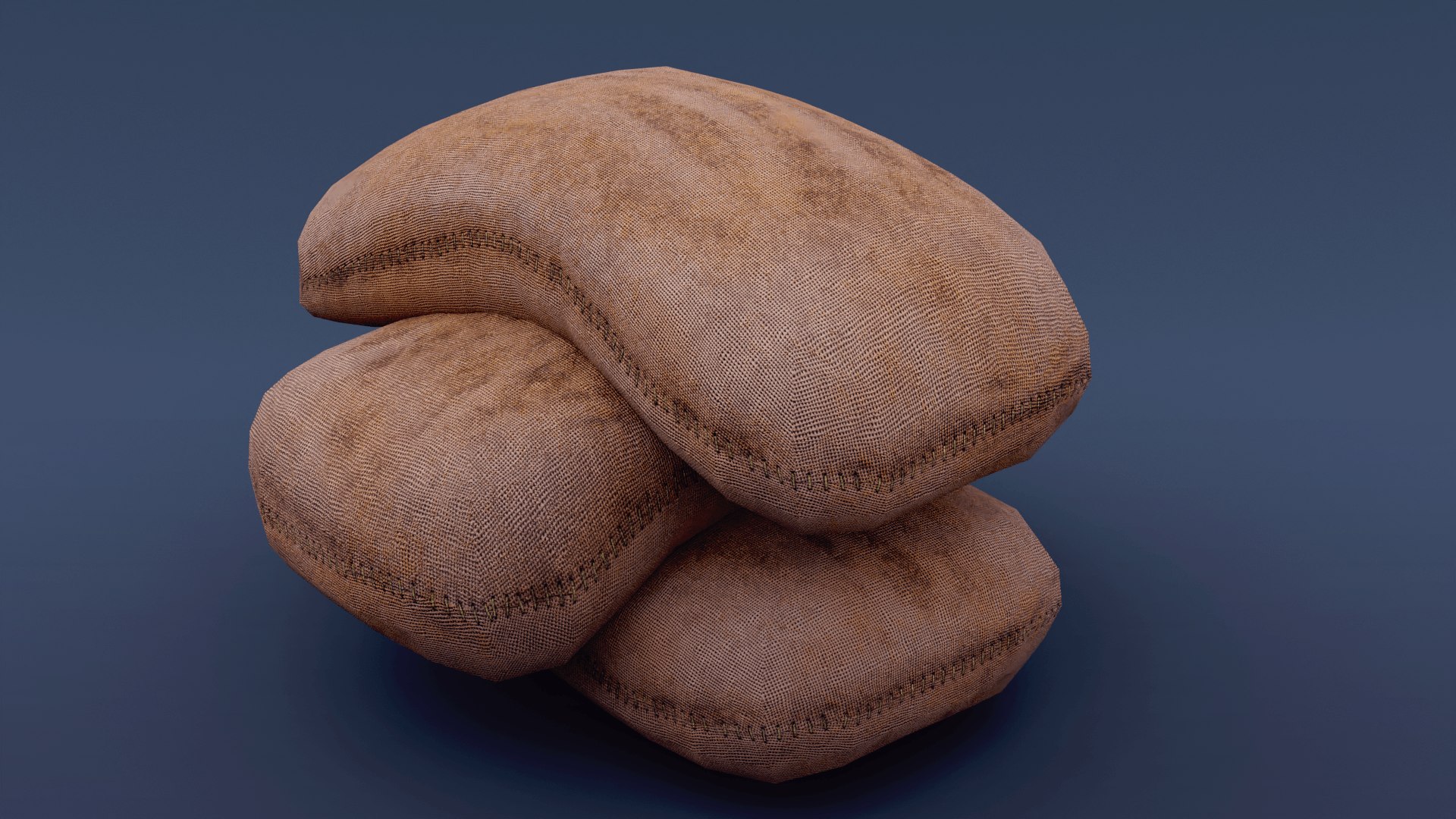 Burlap Sacks Pbr Low-poly 3D Model 3D Model - TurboSquid 2141085