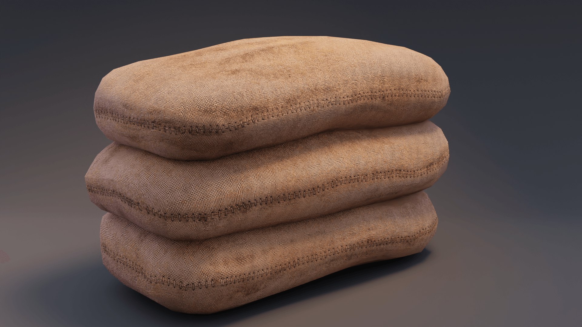 Burlap Sacks Pbr Low-poly 3D Model 3D Model - TurboSquid 2141085