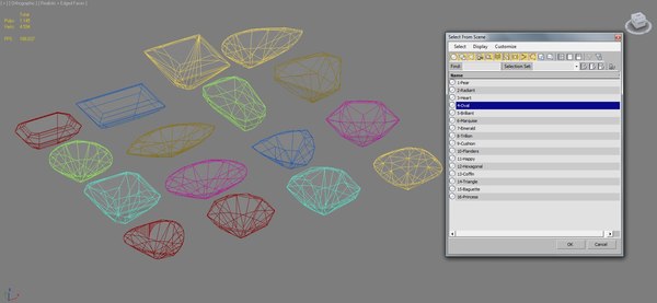 3D gem stones - TurboSquid 1199384