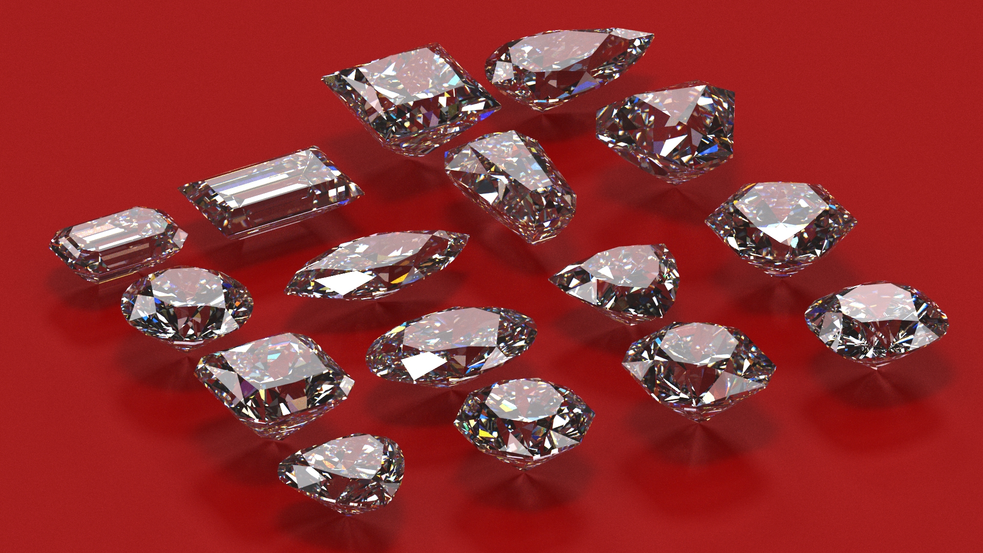 3D gem stones - TurboSquid 1199384