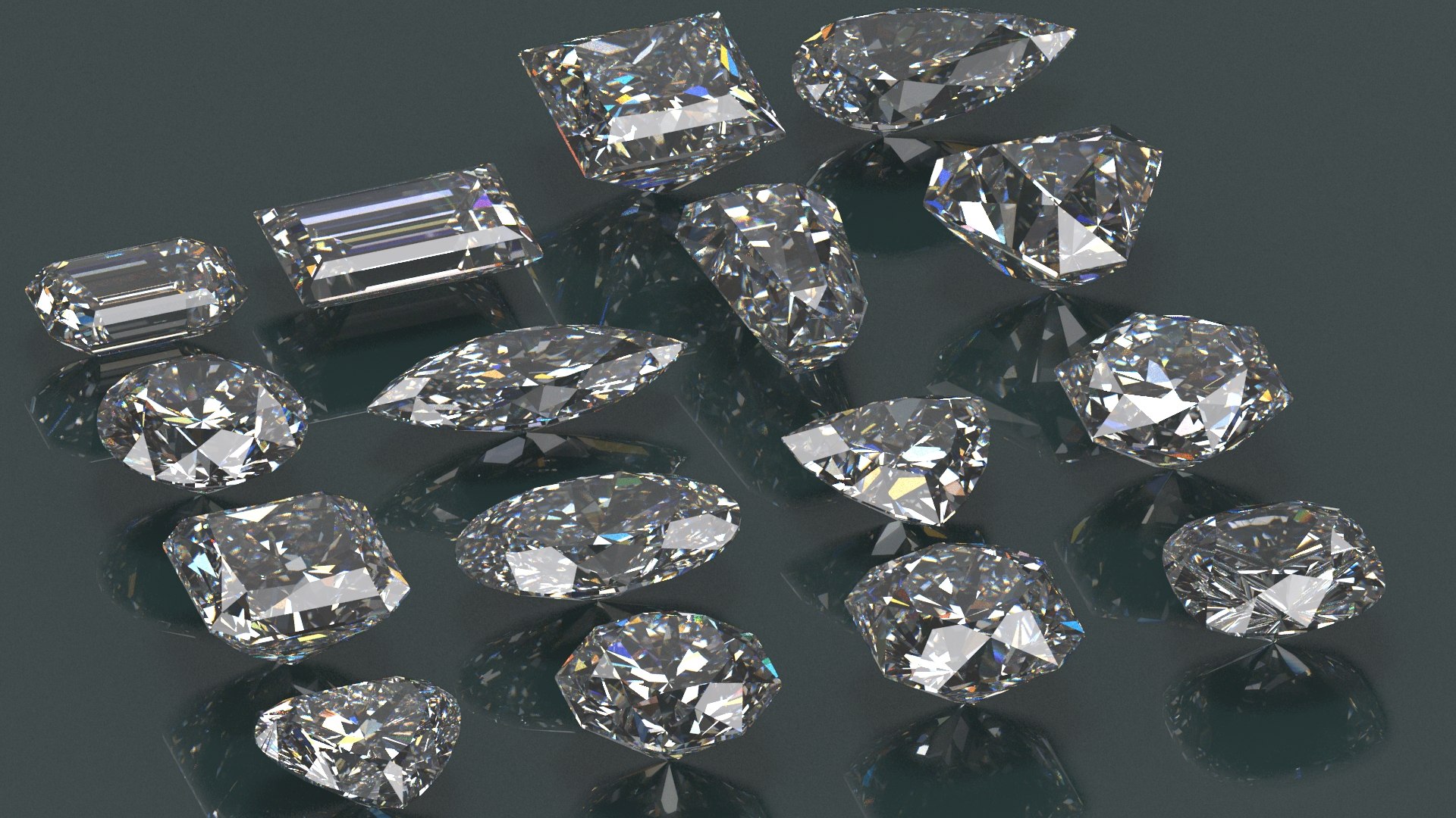 3D Gem Stones - TurboSquid 1199384