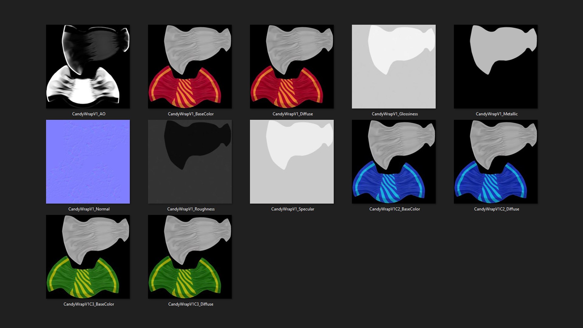 3D model Wrapped Candy v1 - TurboSquid 2016388