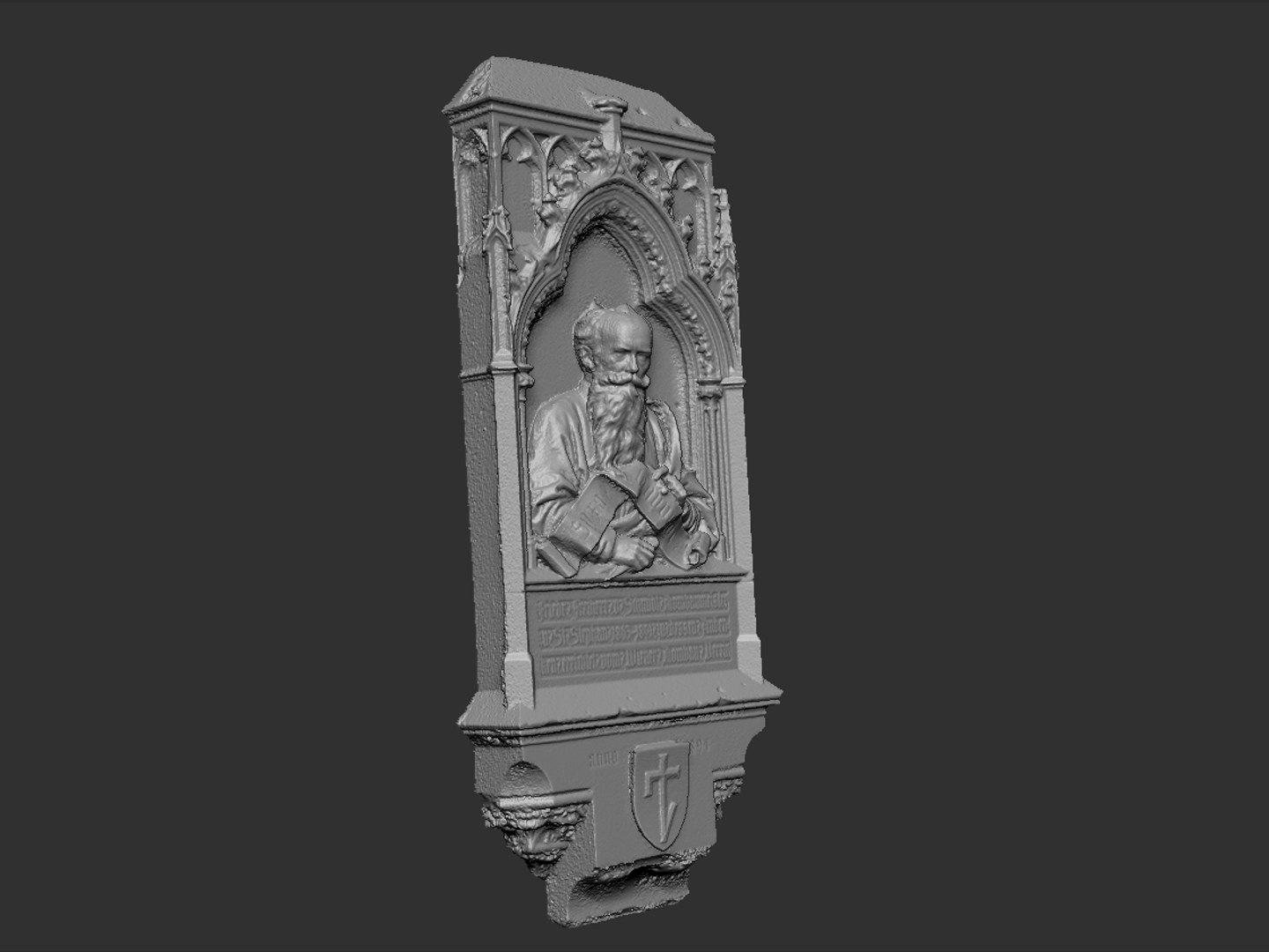 3d gothic architecture 8k model