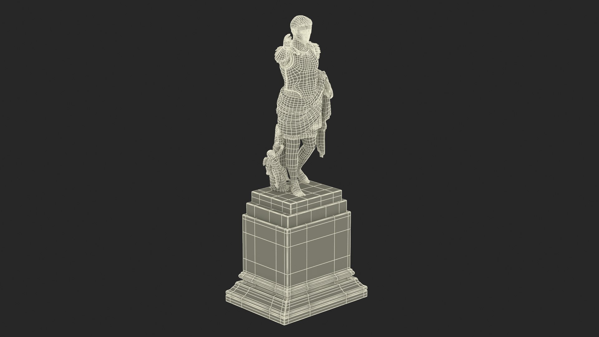 Augustus of Primaporta Roman Replica Statue Bronze 3D model ...
