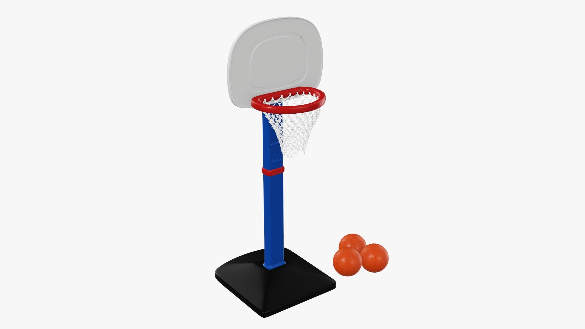 3D model basketball basket set - TurboSquid 1590317