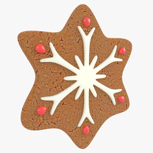 3D gingerbread star christmas cookie - TurboSquid 1653777