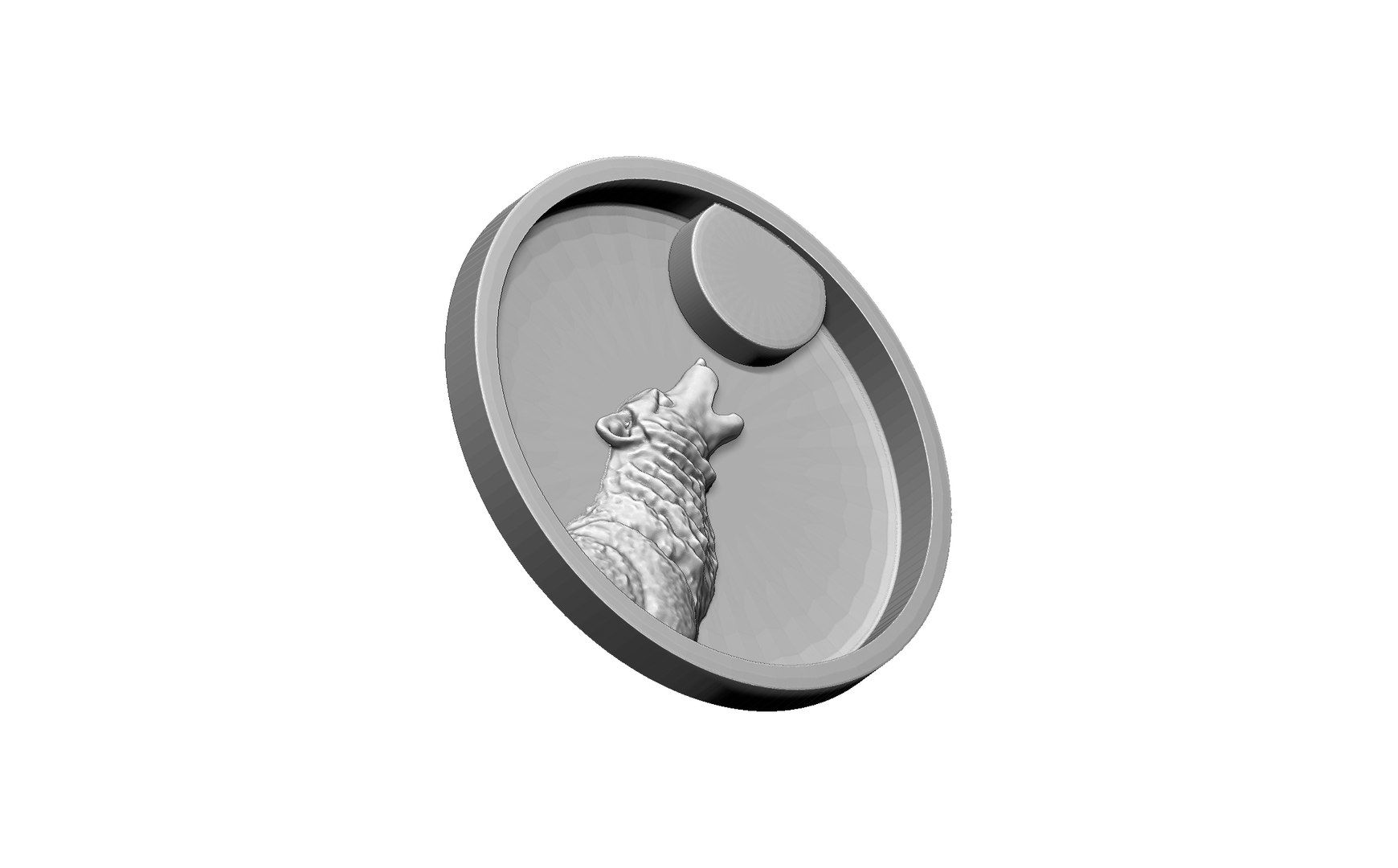 Decoration Wall Wolf 3D - TurboSquid 2204423