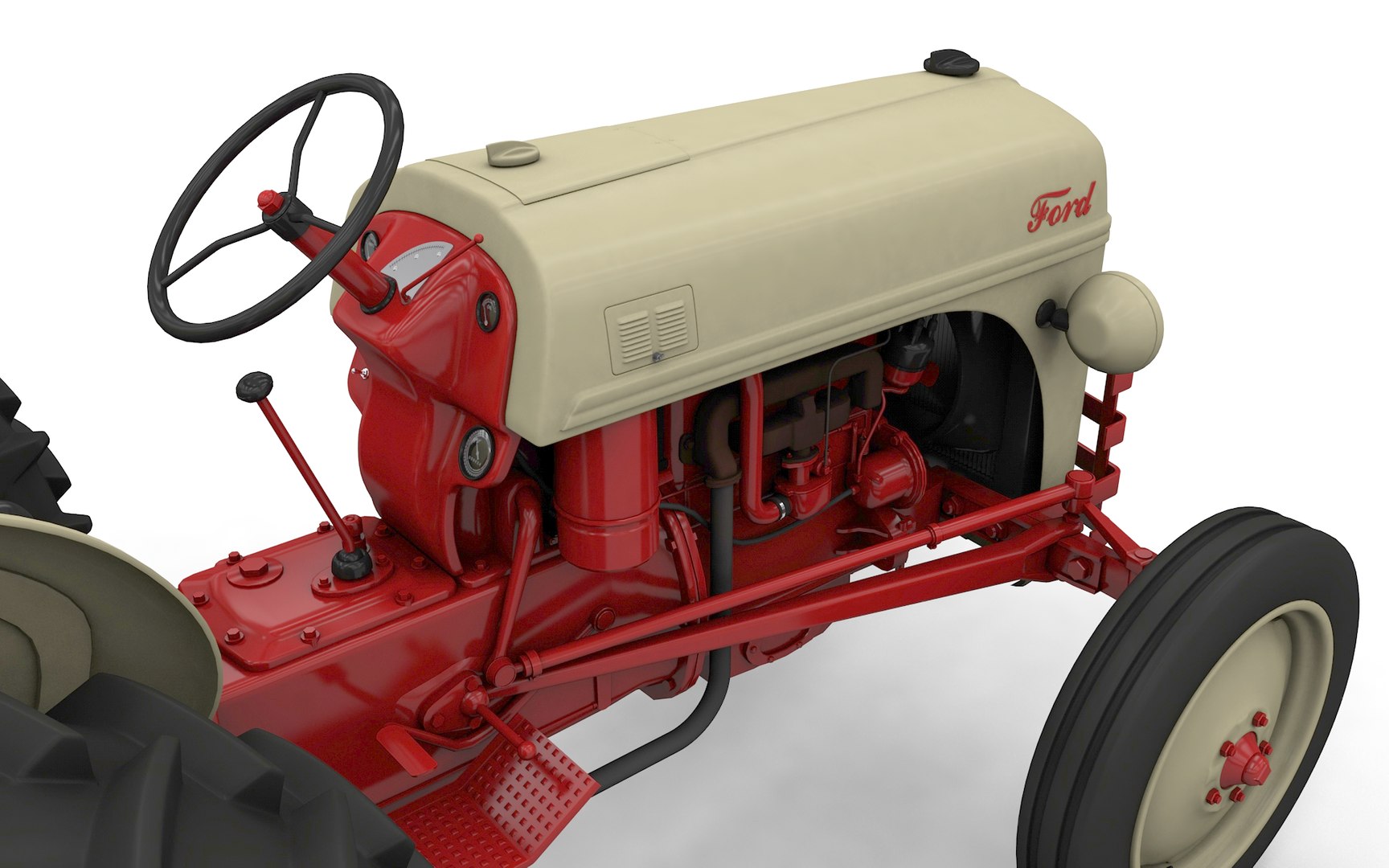 FORD 8N SERIES 1951 3D Model - TurboSquid 2248670