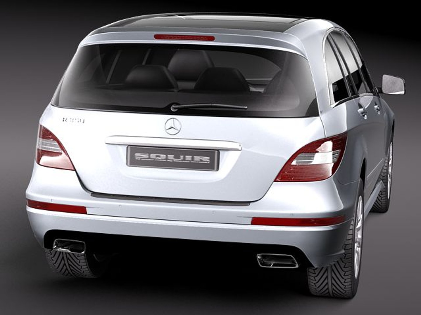 3d Model Mercedes Benz R Class