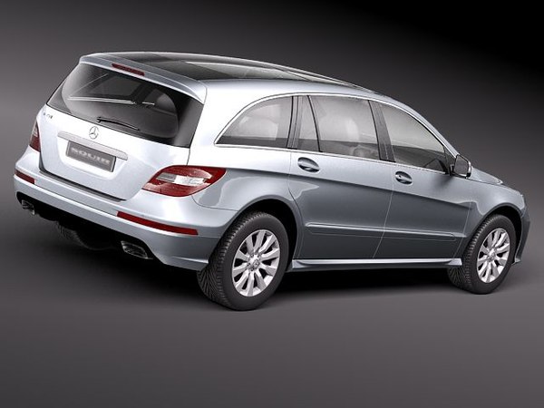 3d model mercedes benz r class