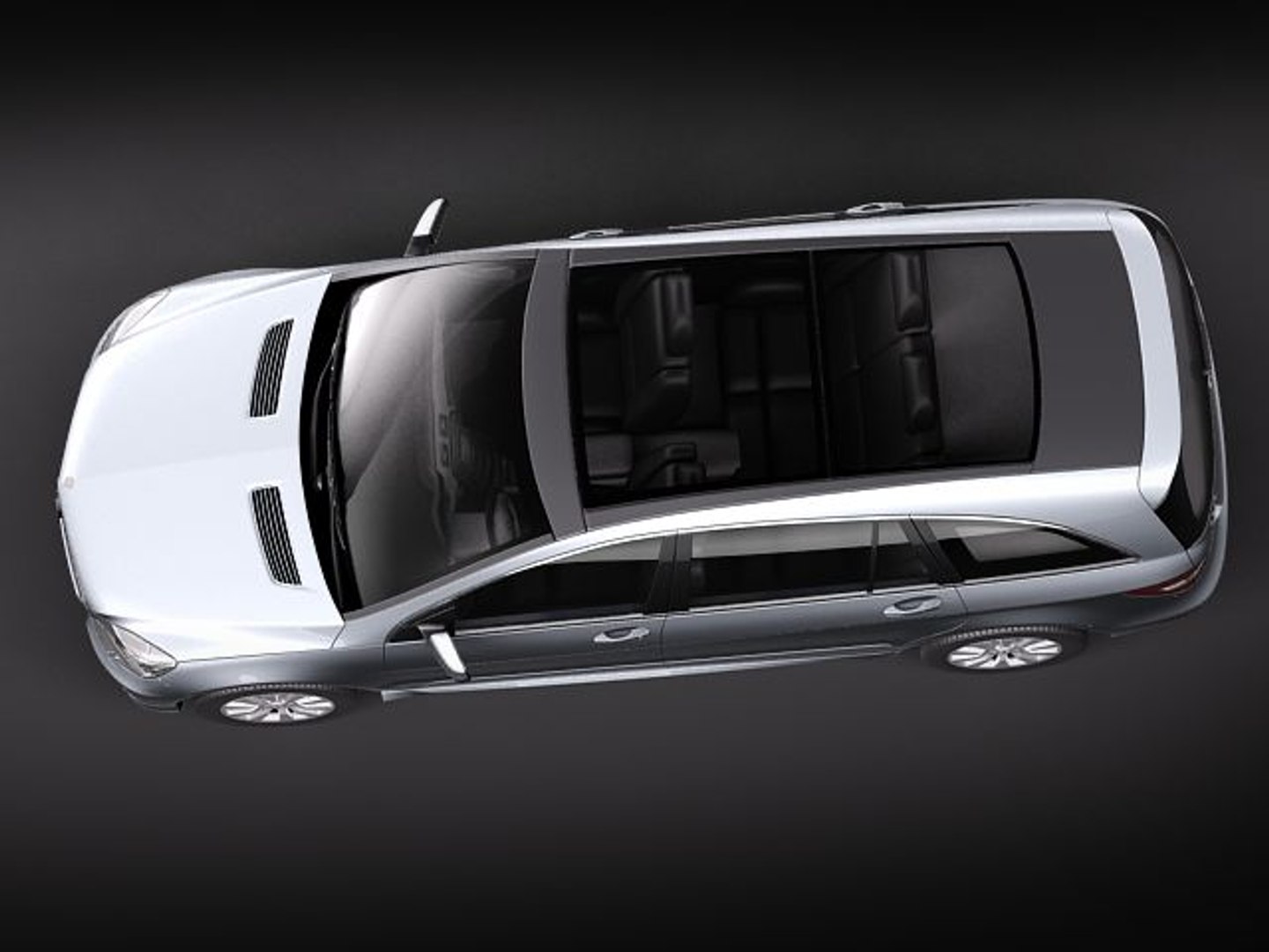 3d Model Mercedes Benz R Class