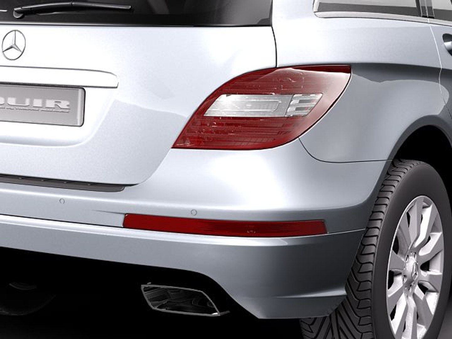 3d Model Mercedes Benz R Class